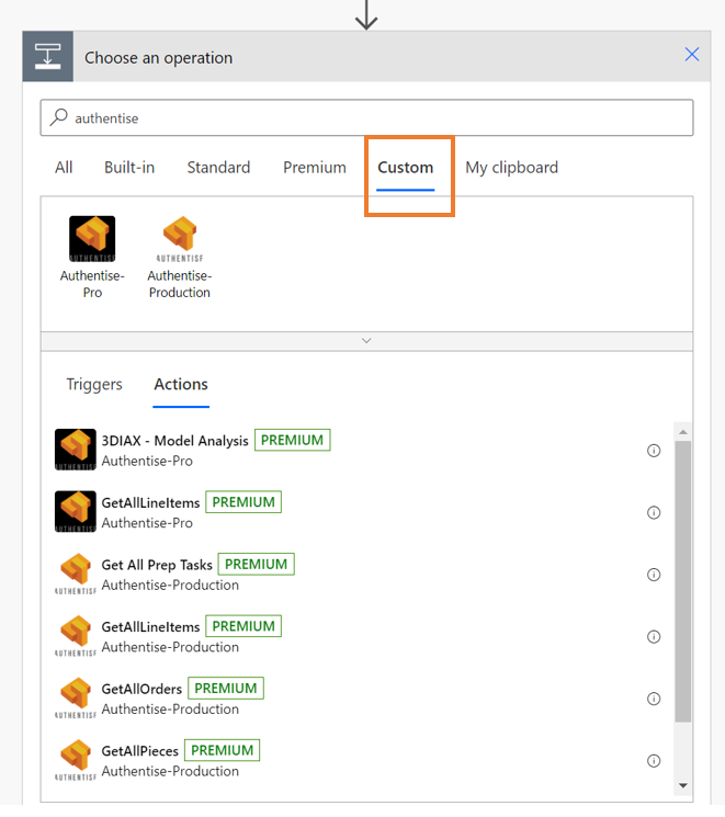 Installing the Authentise Custom Connector for Microsoft Power Automate – AUTHENTISE Support